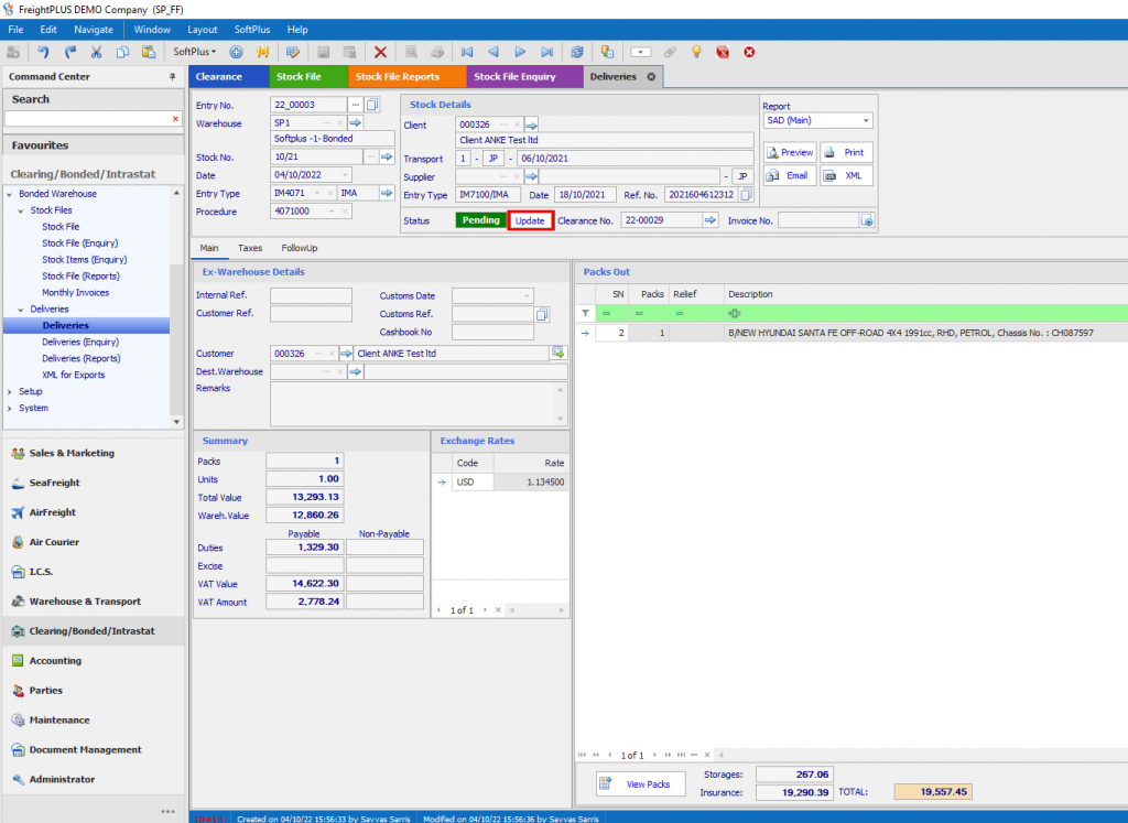 Bonded Warehouse – Softplus IT Solutions